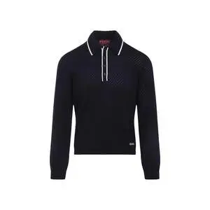 Gucci Long Sleeves Polo - Blue