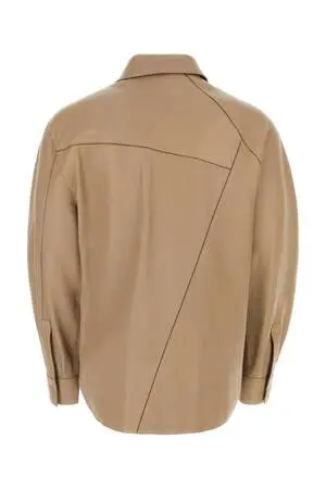 Loewe Dove Grey Leather Shirt