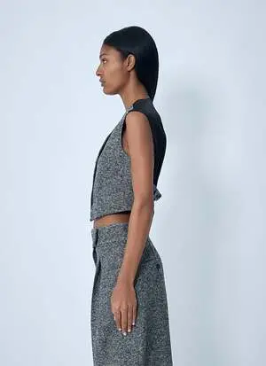 Max Mara Wool-silk Waistcoat