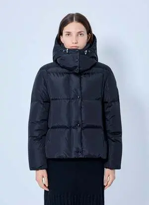 Moncler Castlenew Hooded Down Jacket - Black
