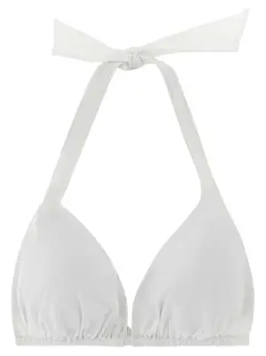 Dolce & Gabbana Triangle Bikini Top - White