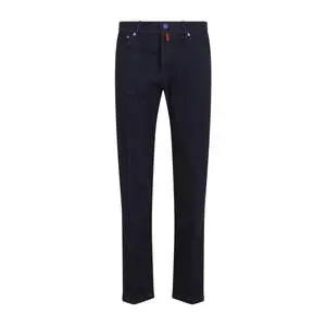 Kiton Cotton Denim Pants - Blue
