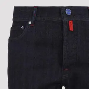 Kiton Cotton Denim Pants