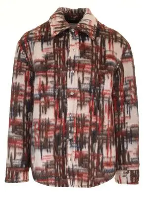 Bottega Veneta Brushed Alpaca Overshirt - Multicolor