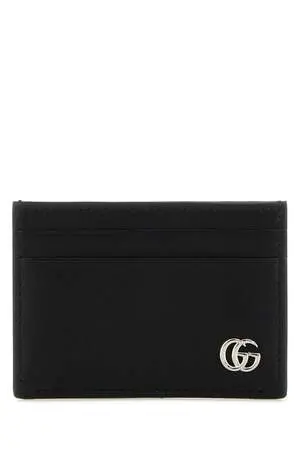 Gucci Leather Card Holder - Black