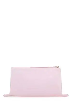 JIL SANDER Pastel Leather Medium Clutch