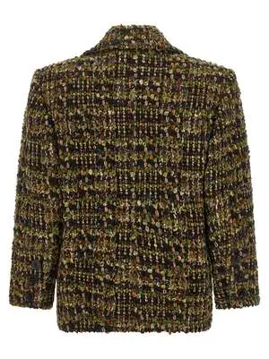 Saint Laurent Bouclé Tweed Blazer