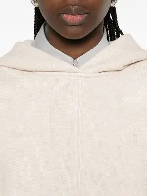 Max Mara Logo Cotton Hoodie