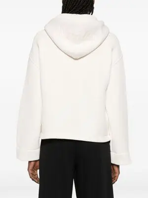 Max Mara Logo Cotton Hoodie