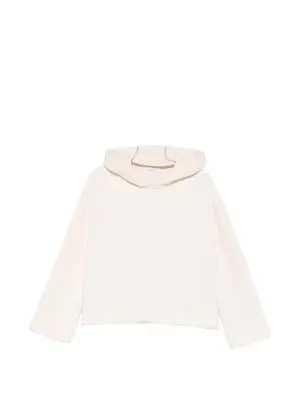 Max Mara Logo Cotton Hoodie - Multicolor