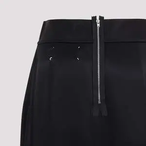 MAISON MARGIELA Satin Midi Skirt