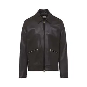 Paul Smith Regular Fit Leather Jacket