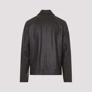 Paul Smith Regular Fit Leather Jacket