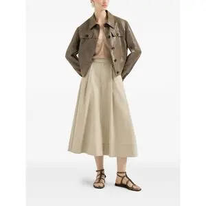 Brunello Cucinelli Neutrals Skirts A-line Skirts