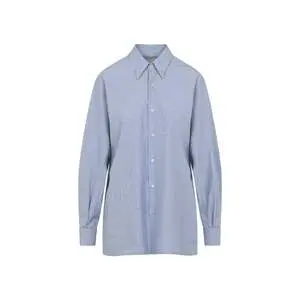 Maison Margiela Contrast Stitching Shirts For Women