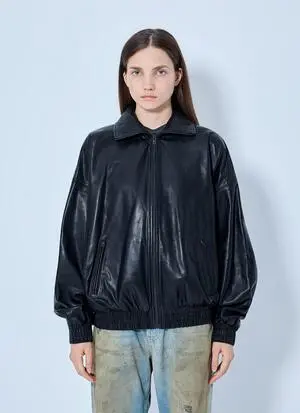 Acne Studios Leather Jacket - Black