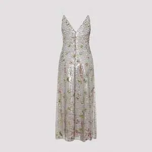 Alberta Ferretti Paillettes Long Dress - Multicolor