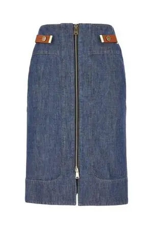 Fendi FENDI Denim Skirt Multicolor