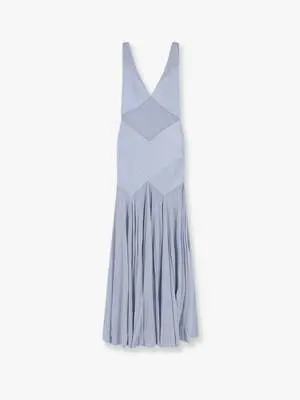 SELF-PORTRAIT Jersey Maxi Dress - Blue