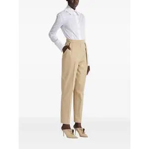 Balmain Neutrals Trousers Tailored Trousers