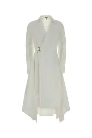 Loewe Poplin Shirt Dress - White