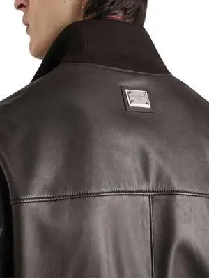 Dolce & Gabbana Lambskin Bomber Jacket