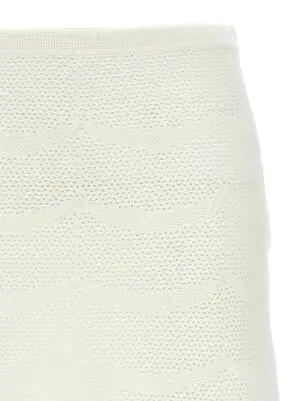 TOM FORD Crochet Mini Skirt - White
