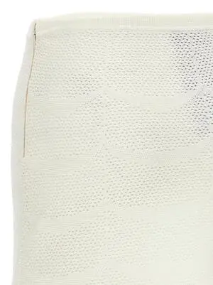 TOM FORD Crochet Mini Skirt - White