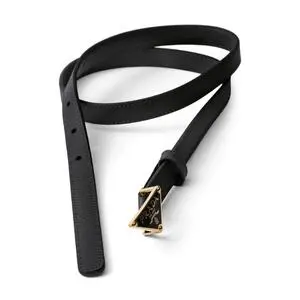 Prada Saffiano Leather Belt - Black