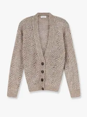 Brunello Cucinelli Mohair Blend Cardigan