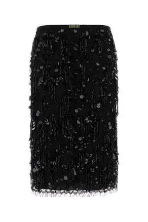 Gucci Lace Skirt - Black