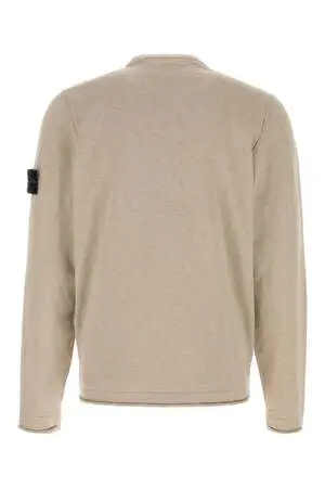 Stone Island Cappuccino Cotton Blend Sweater