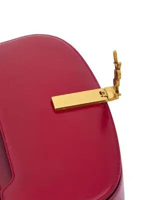 Saint Laurent Voltaire Bag In Box Leather - Red