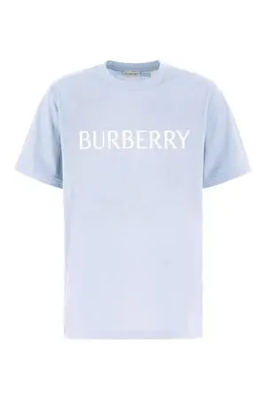 Burberry Logo Printed Short Sleeve T-shirt - Multicolor