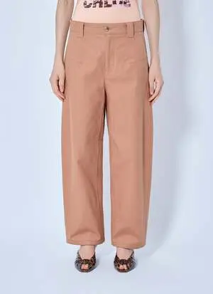 Chloé Wide-leg Barrel Trousers - Pink