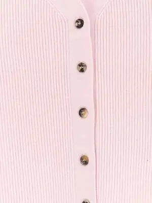 Max Mara Ribbed Wool And Cashmere Cardigan - Multicolor
