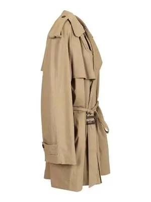 Balenciaga Cropped Trench Coat