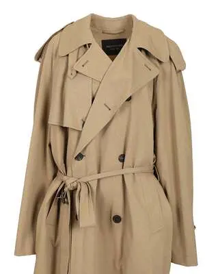 Balenciaga Cropped Trench Coat