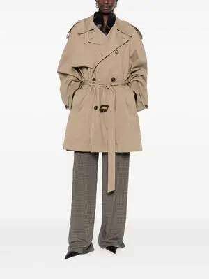 Balenciaga Cropped Trench Coat