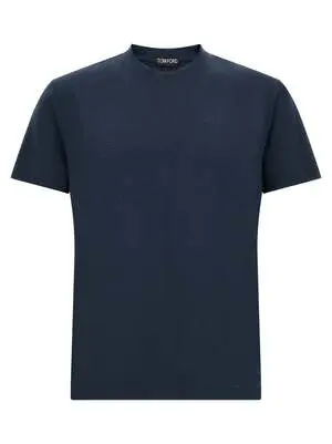 TOM FORD Crew-neck T-shirt - Blue