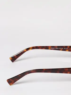 Miu Miu Rectangular Frame Acetate Sunglasses With Contrast Logo