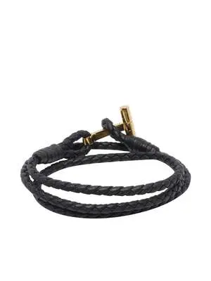 TOM FORD Braided Logo Bracelet
