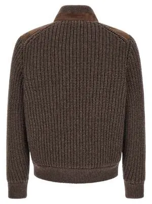 Brunello Cucinelli Suede Insert Jacket