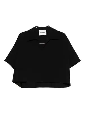 JIL SANDER Cropped Polo Shirt - Multicolor
