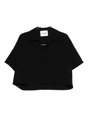 JIL SANDER Cropped Polo Shirt - Multicolor