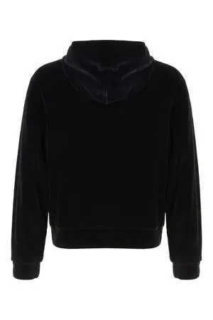 TOM FORD Velvet Zip-up Hooded Sweatshirt - Multicolor