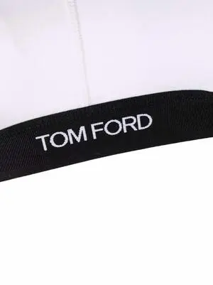 TOM FORD Two-tone Bandeau Bra - White