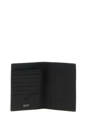 TOM FORD Hammered Leather Passport Holder