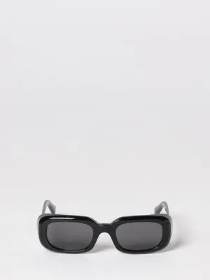Miu Miu Rectangular Frame Acetate Sunglasses With Contrast Logo