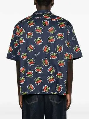 Kenzo Short-sleeved Shirt With Cherry Print